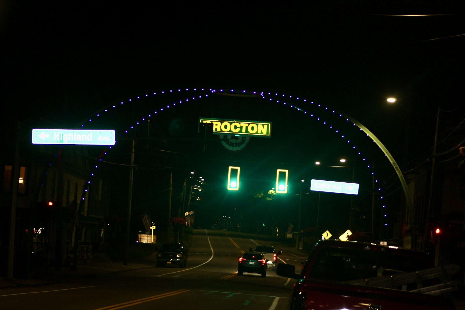 Brocton Arch lights signal awareness | News, Sports, Jobs - Observer Today